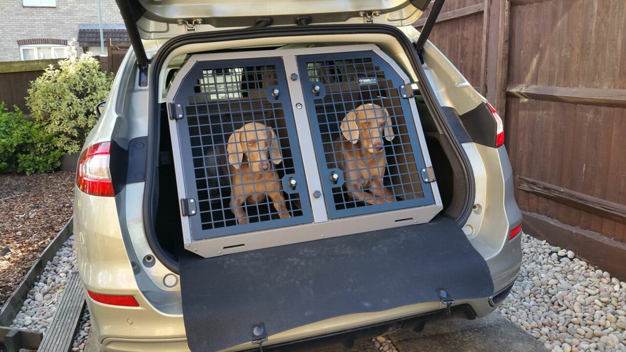 K9/C30 Double Dog Cage for Q7 | TransK9
