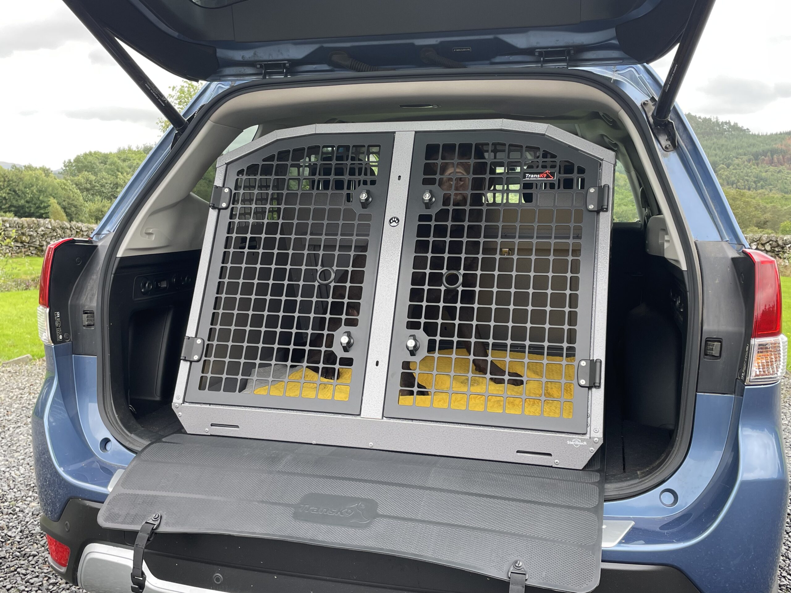 K9/C38 Double Dog Cage for Q5 | TransK9