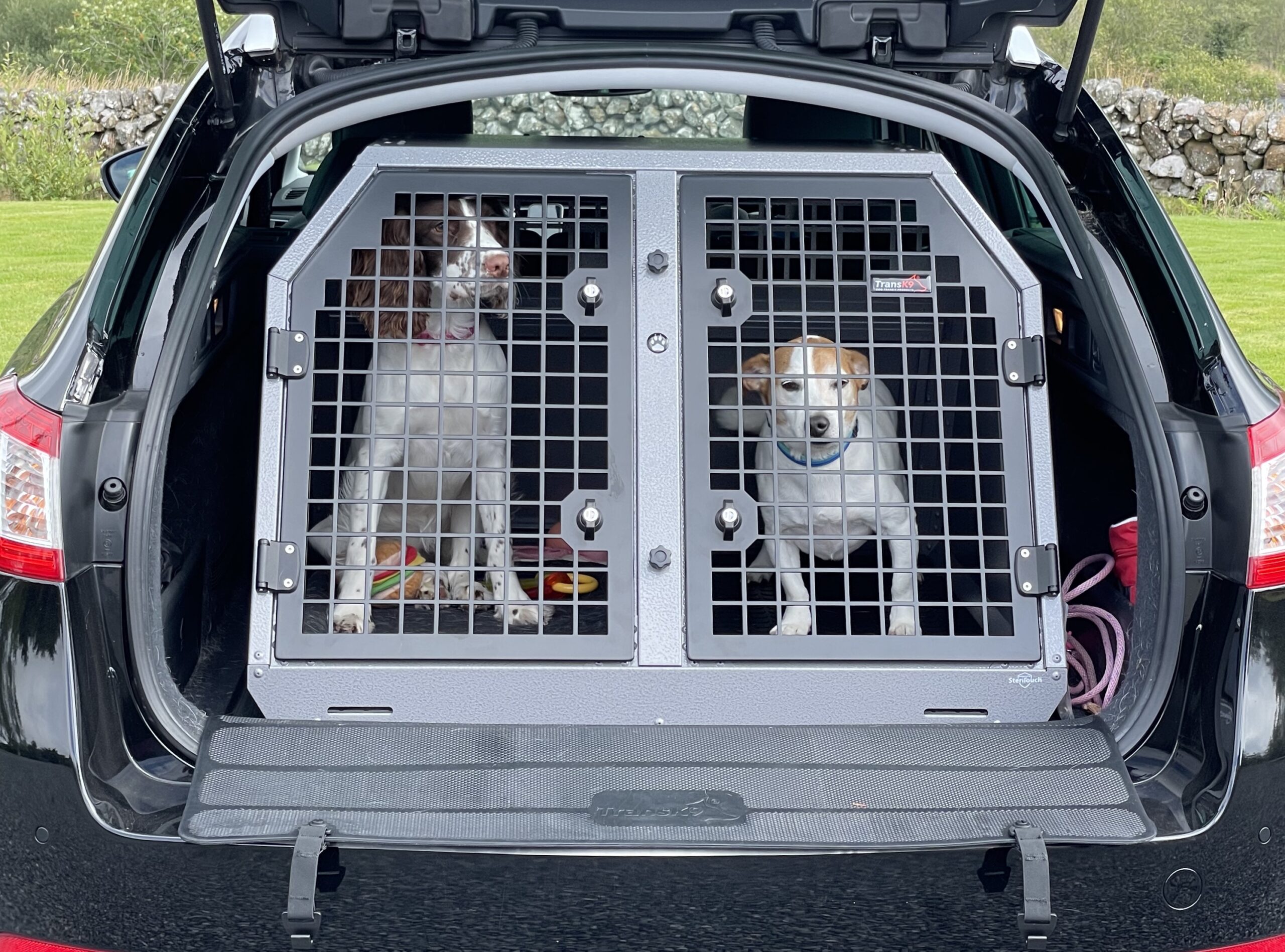 K9/C3 Double Dog Cage for A6 | TransK9