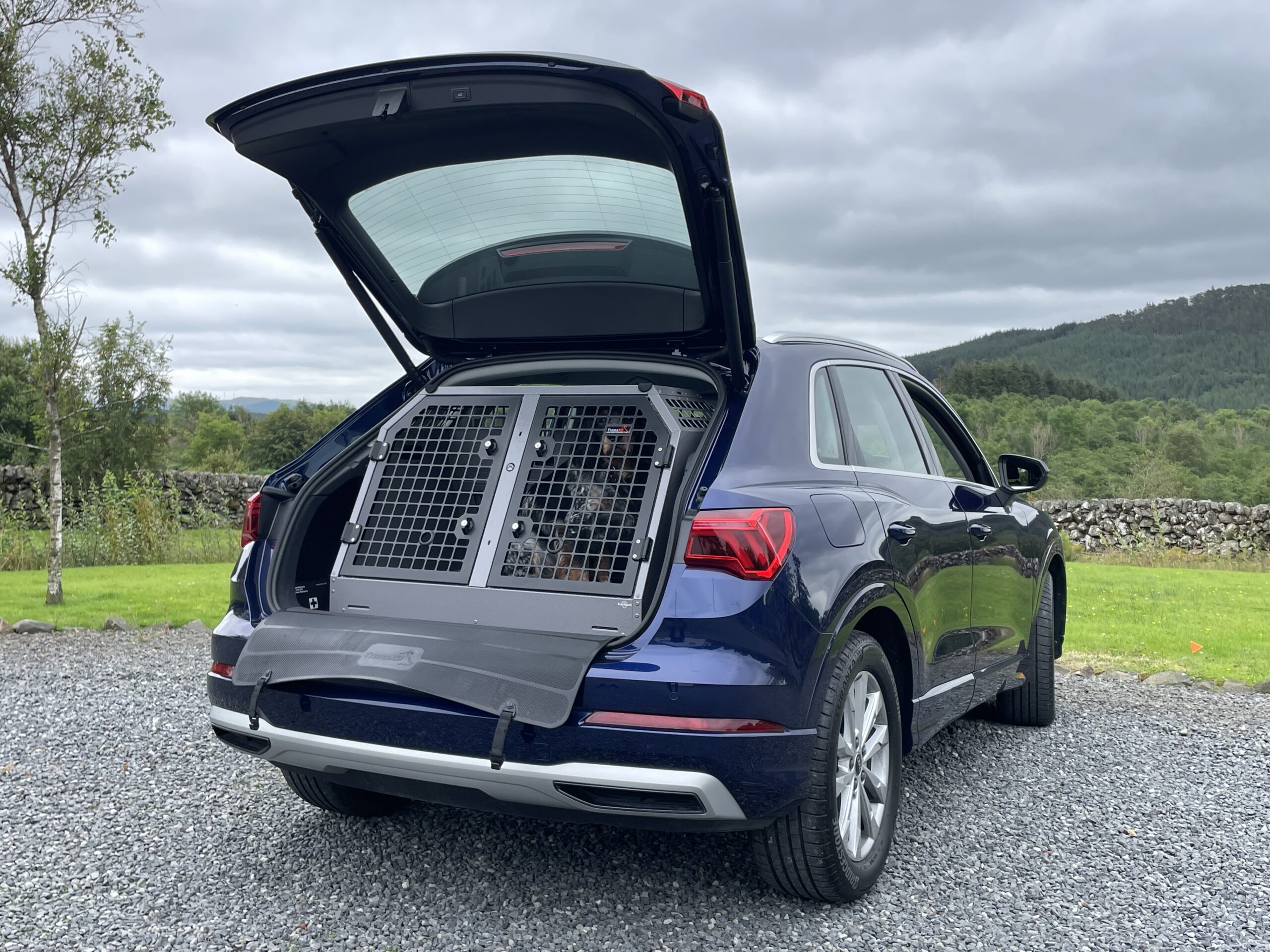 K9/C32 Double Dog Cage for Q3 | TransK9