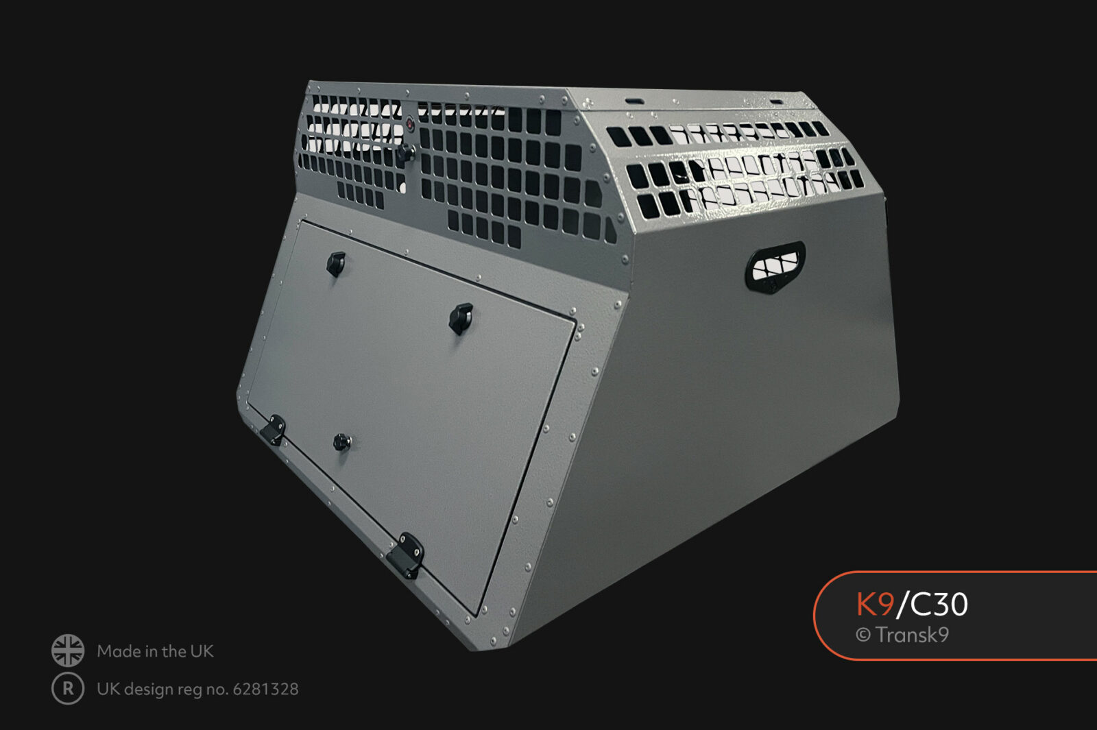 K9/C30 Double Dog Cage for Q7 | TransK9