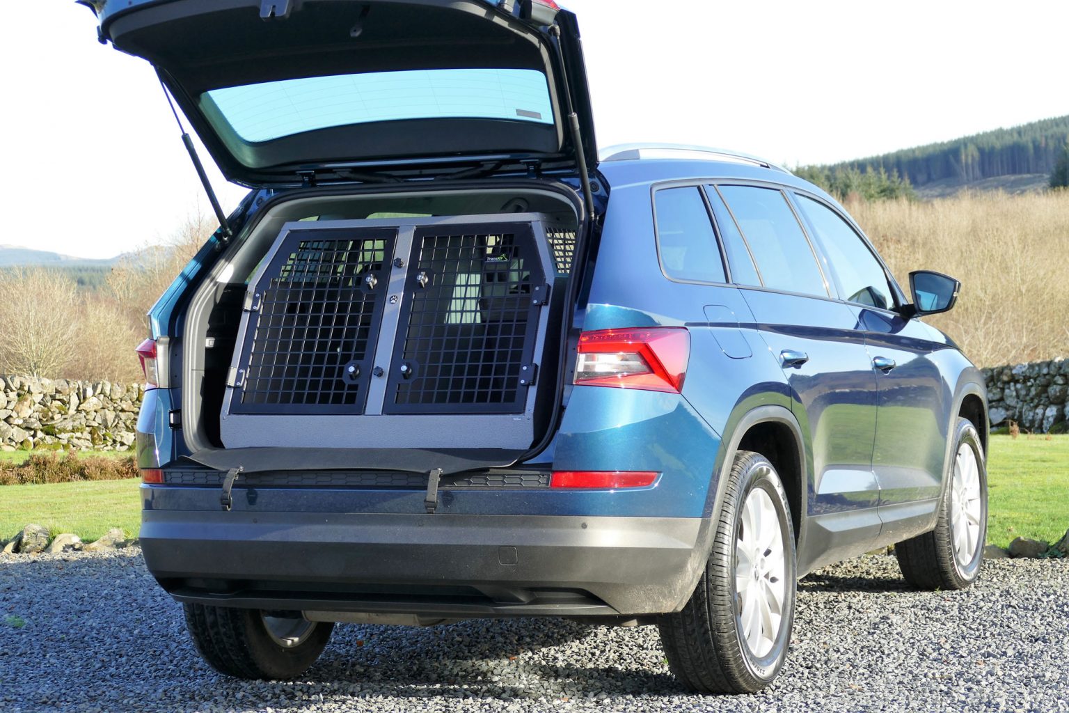 Car Dog Cages, Crates & Transit Boxes for Skoda Kodiaq 2017 – Present ...