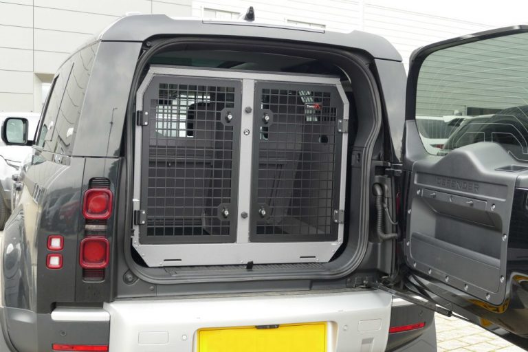 Car Dog Cages, Crates & Transit Boxes for Defender 110 2020- Present ...