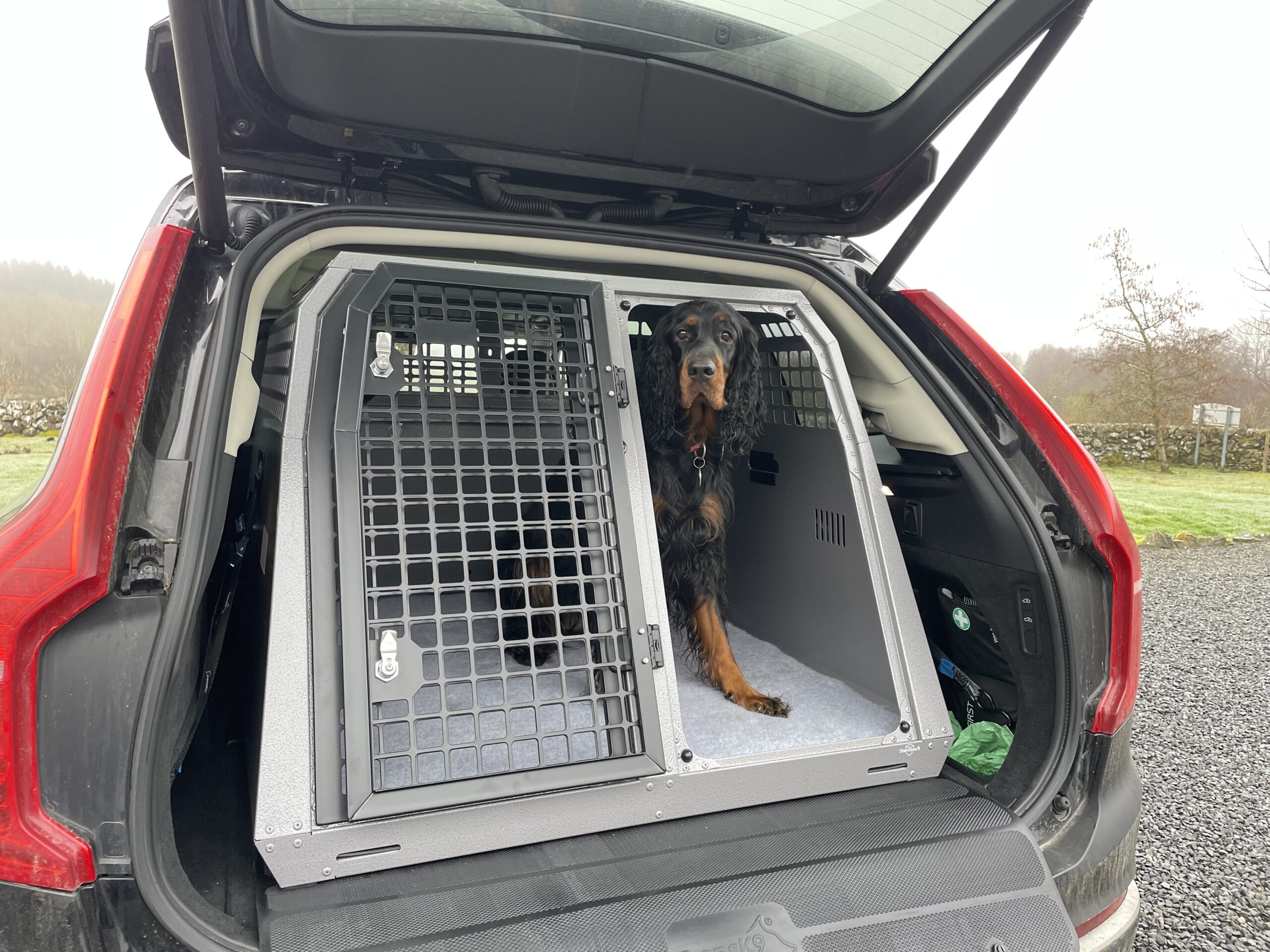 K9/C50 Double Dog Cage for XC90 | TransK9