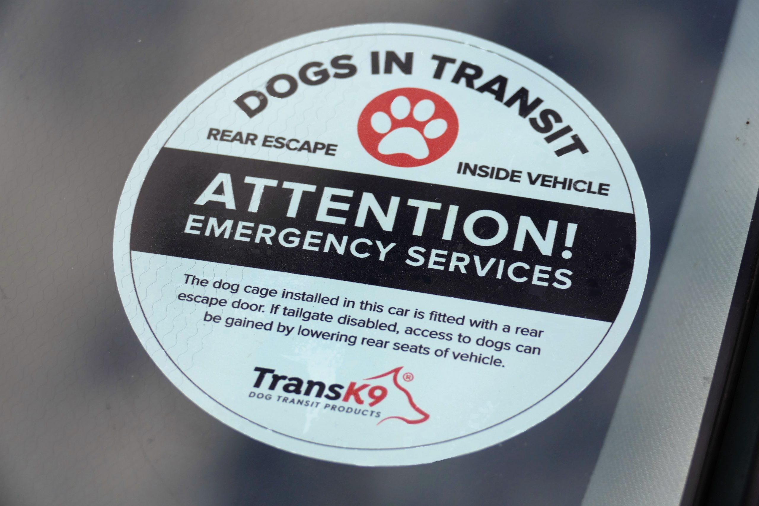 Replacement Stickers for Dog Crates | TransK9 Dog Cages