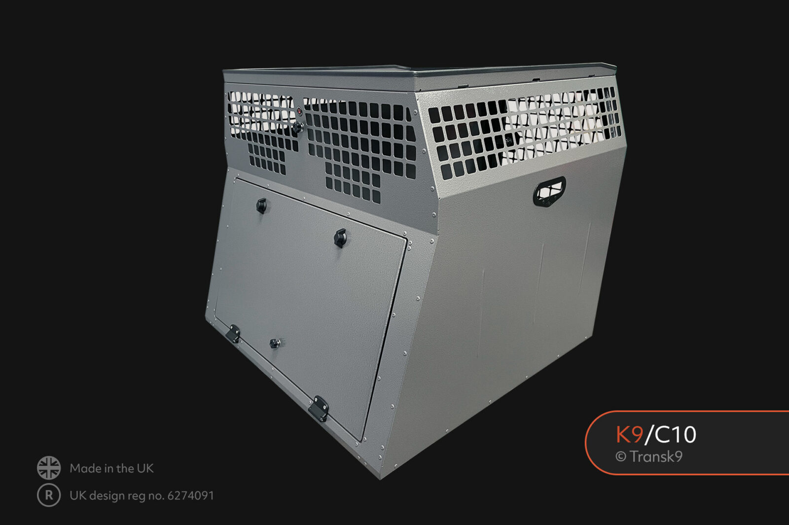 K9/C10 Double Dog Cage for ID.Buzz | TransK9