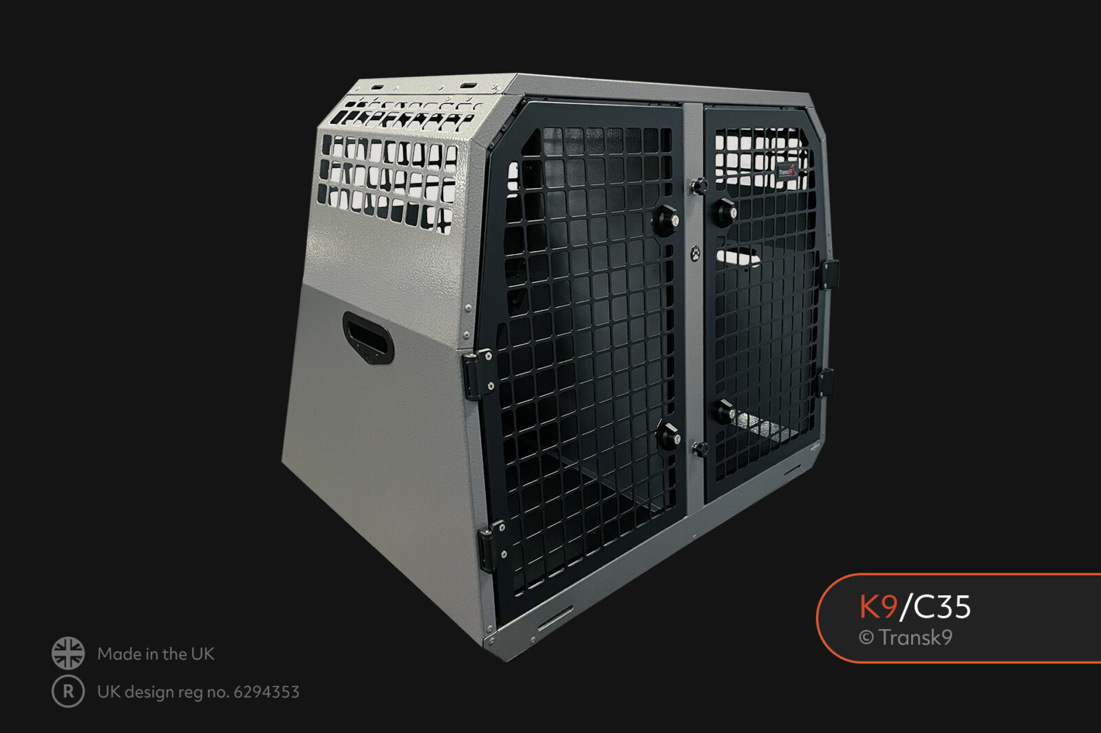 K9/C35 Double Dog Cage Dog Cage for Skoda Yeti, Ford Kuga, Peugeot ...