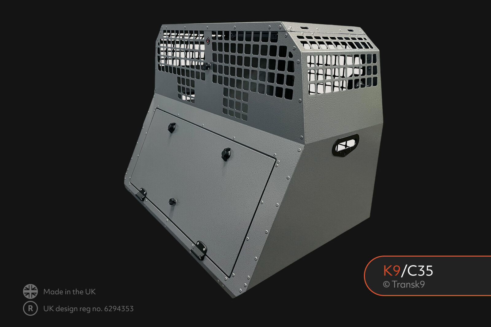 K9/C35 Double Dog Cage for Kuga | TransK9