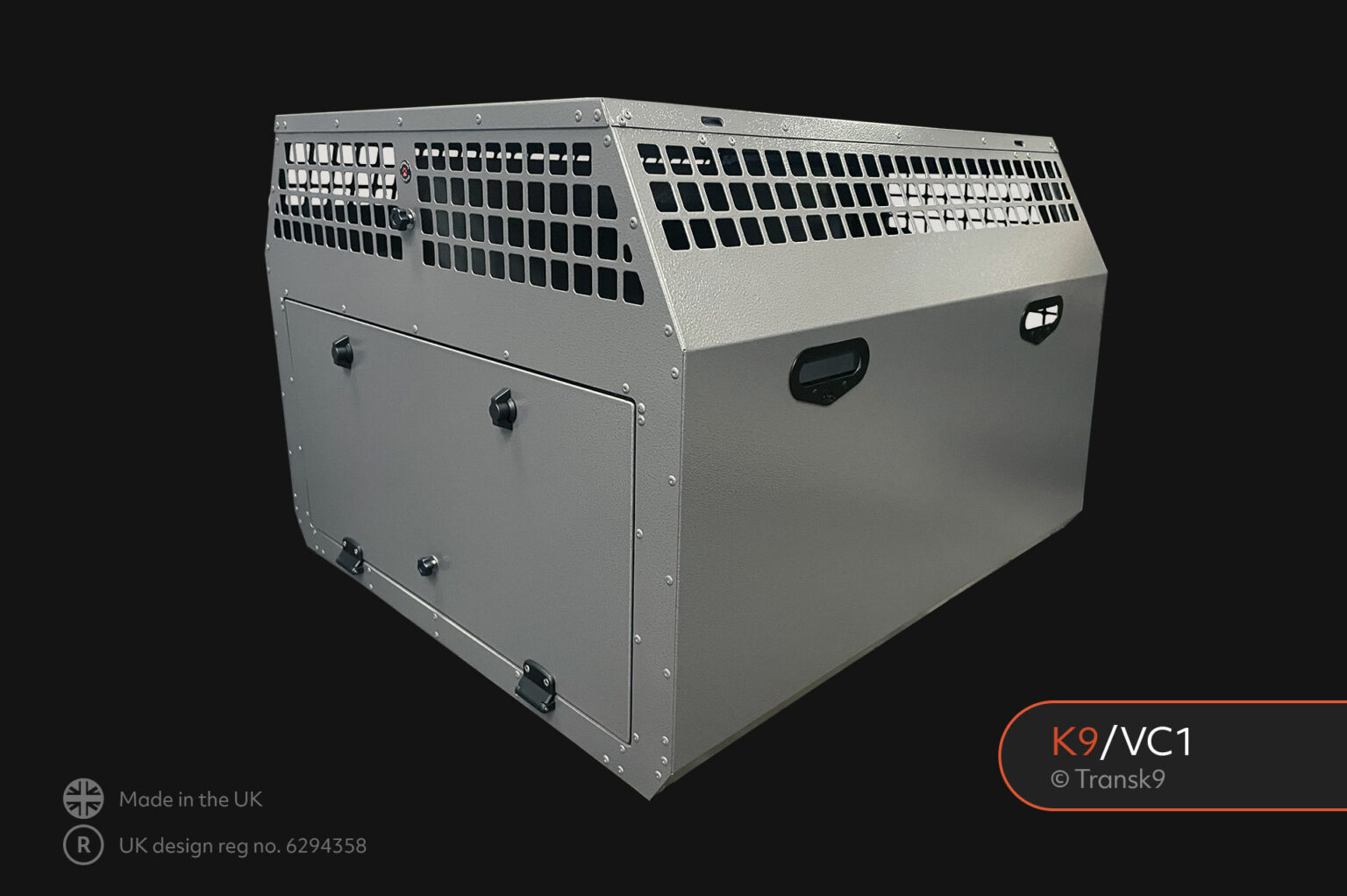 K9/VC1 Car Dog Crate for Mitsubishi L200, Fiat, Ford | TransK9