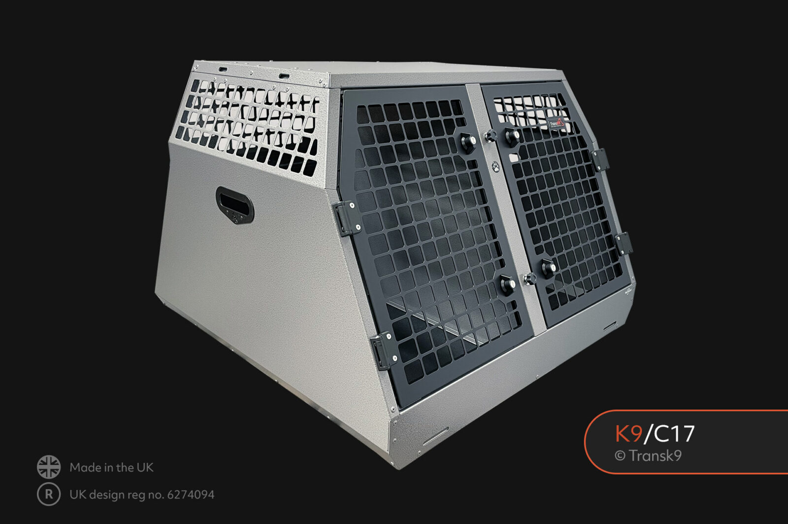 K9/C17 Car Dog Crate Vauxhall Astra Estate, Skoda Est | TransK9