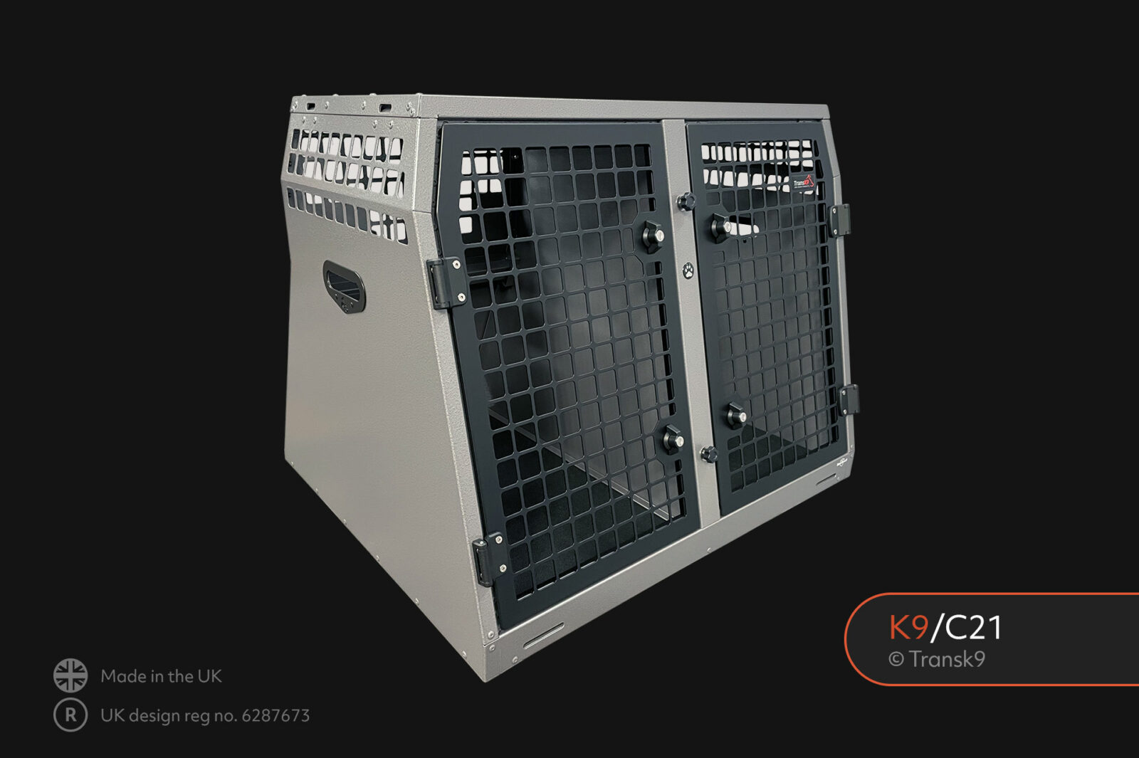 K9/C21 Double Dog Cage for Freelander | TransK9
