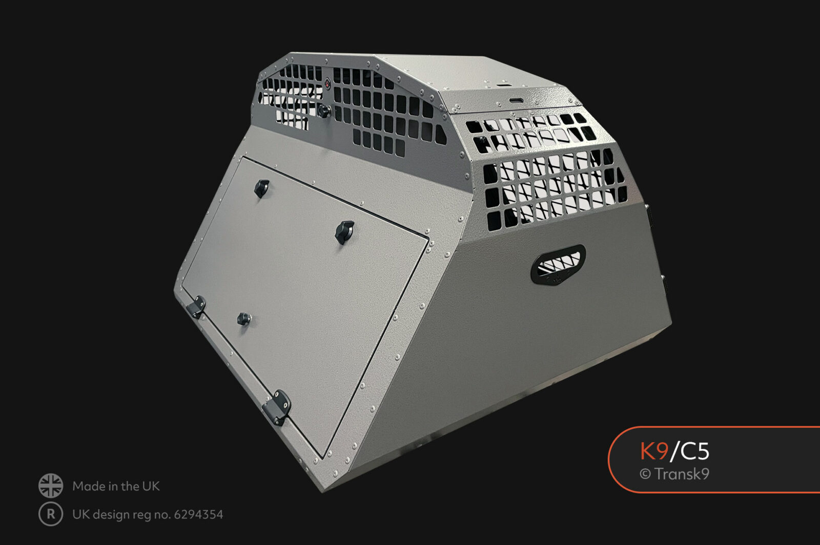 K9/C5 Double Dog Cage for Velar | TransK9