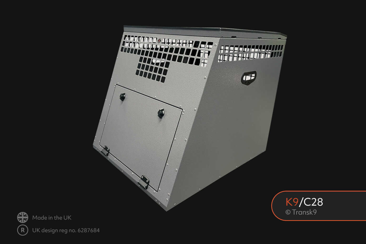 K9/C28 Single Dog Cage for Land Rover Defender | TransK9