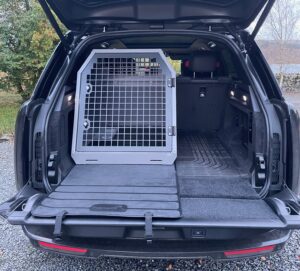Car Dog Cages, Crates & Transit Boxes for L460 2022 – Present | TransK9