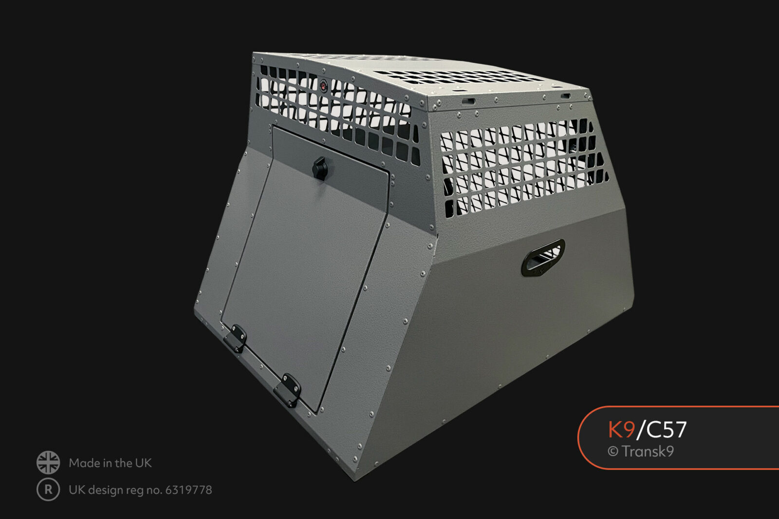 K9/C57 Compact Car Dog Crate for Tesla Model Y | TransK9 Cages