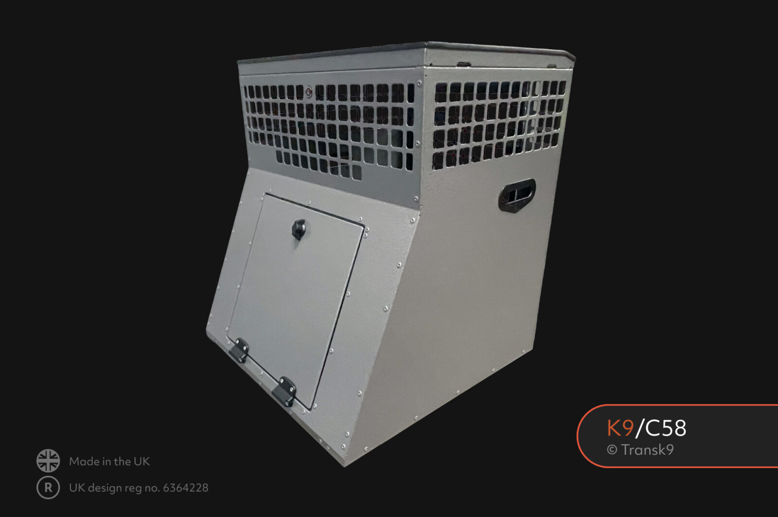 K9/C58 Single Dog Cage for Defender | TransK9