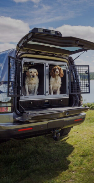 Car Dog Crates, Cages & Transit Boxes for Cars | TransK9