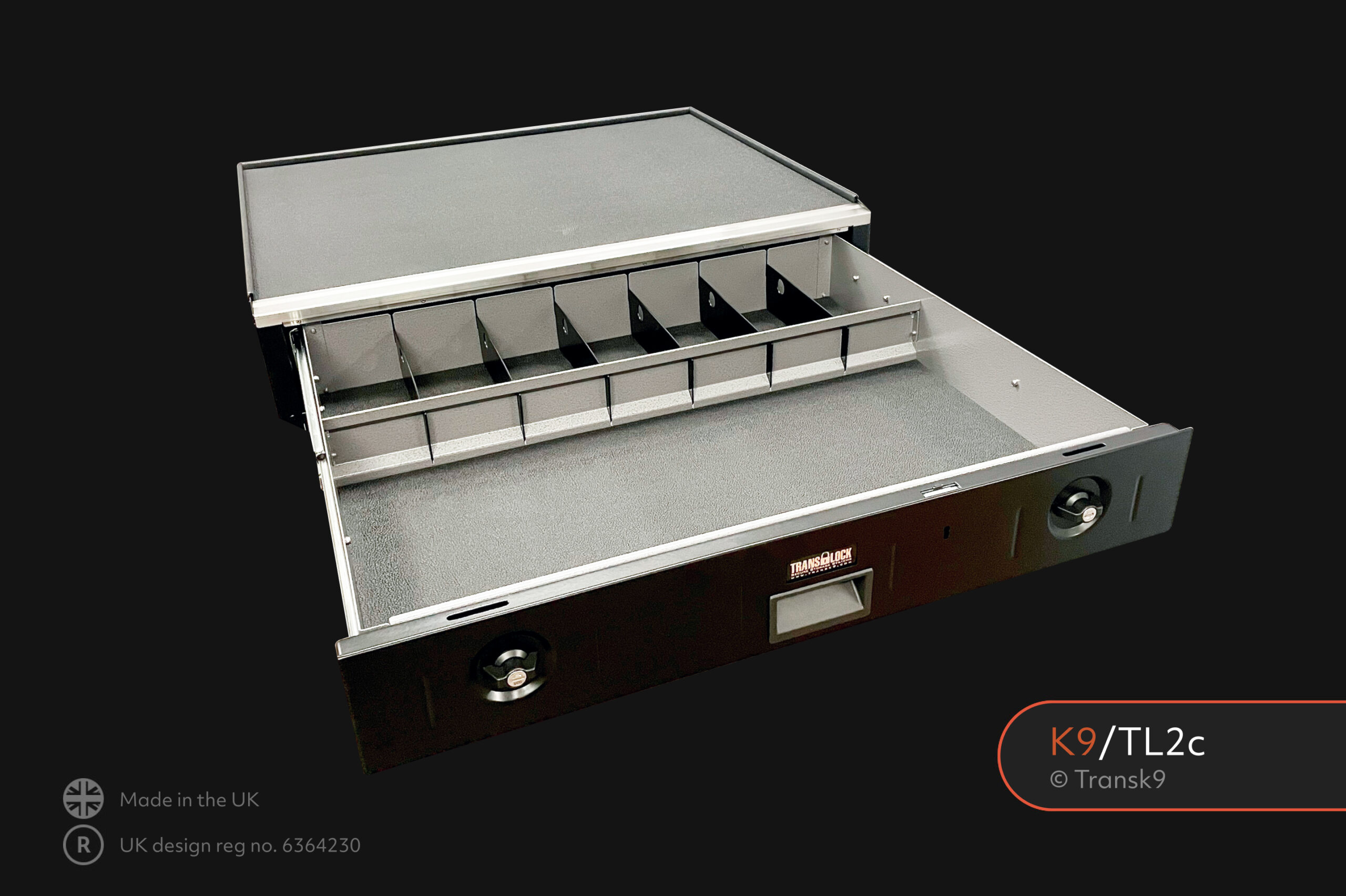 TL2c Storage Drawer for Range Rover Defender 110 | TransK9